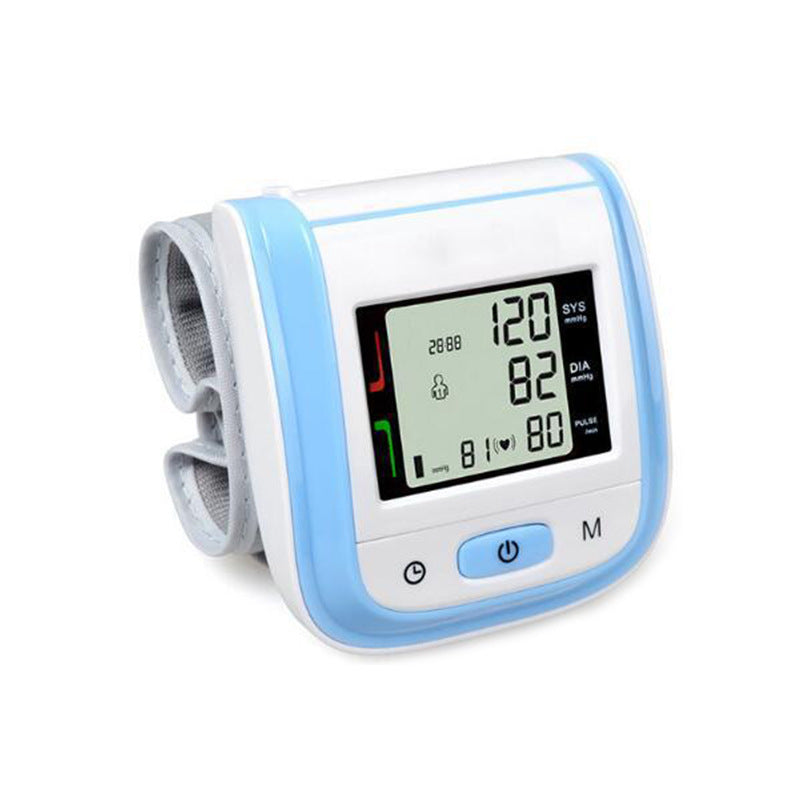 Wrist Blood Pressure Monitor Digital Bp Machine Meter Blood PressureMo ...