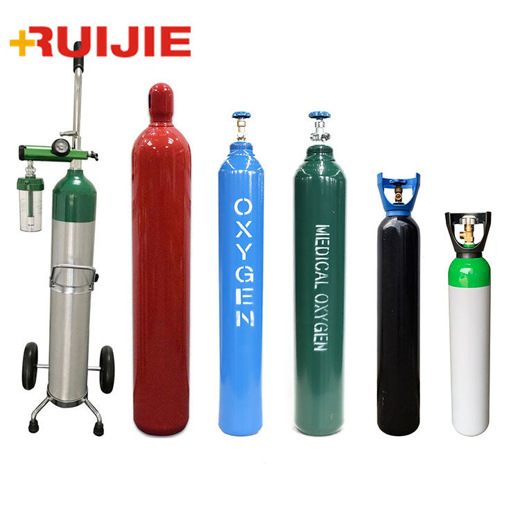 High Pressure Seamless 40l 50l Empty Medical Oxygen Gas Cylinder 100 P ...