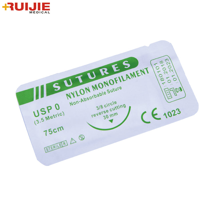 Medical Disposable Nylon monofilament (POLYAMIDE) Sterile Suture With ...