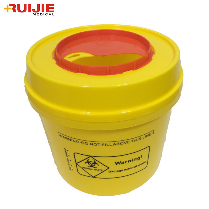 Wholesale Safety Box Disposal Plastic Sharp Waste Box 6.5LMOQ:40 Pcs ...